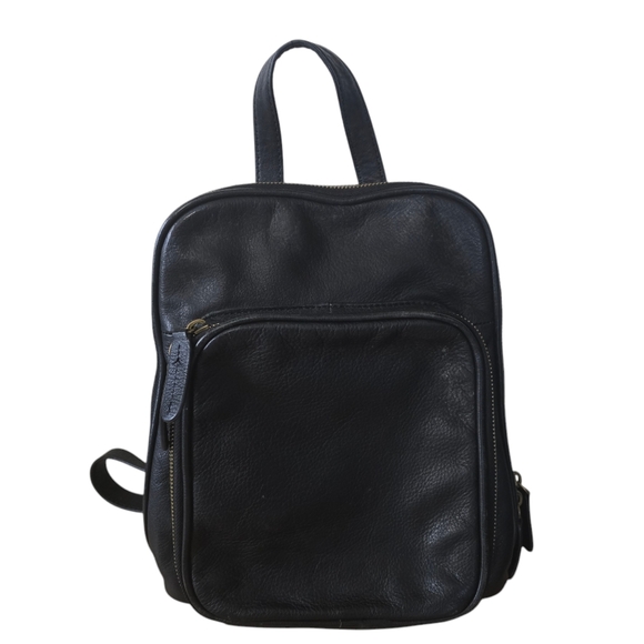 margot | Bags | Margot Black Genuine Leather Mini Backpack | Poshmark